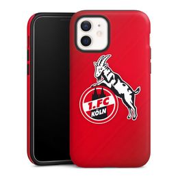 DeinDesign iPhone 12 mini Handy Panzer Handyh&uuml;lle robuste Outdoor H&uuml;lle Schutzh&uuml;lle matt 1. Fc K&ouml;ln Effzeh Official Licensed Product Tough Case