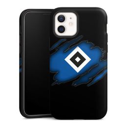 DeinDesign iPhone 12 mini Handy Panzer Handyh&uuml;lle robuste Outdoor H&uuml;lle Schutzh&uuml;lle matt Official Licensed Product Hsv Hamburger Sv Tough Case