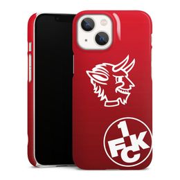 DeinDesign iPhone 13 Mini Handy Premium Case Smartphone Handyh&uuml;lle Schutzh&uuml;lle gl&auml;nzend Devil Official Licensed Product 1. Fc Kaiserslautern Premium Case