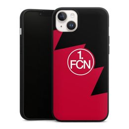 DeinDesign iPhone 14 Handy Premium Silikon H&uuml;lle Handyh&uuml;lle schwarz Case 1. Fcn 1. Fc N&uuml;rnberg Merchandise Silikon Premium Case
