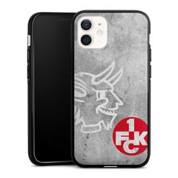 DeinDesign iPhone 12 mini Handy Silikon H&uuml;lle Case schwarz Handyh&uuml;lle 1. Fck Devil 1. Fc Kaiserslautern