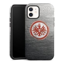 DeinDesign iPhone 12 mini Handy Panzer Handyh&uuml;lle robuste Outdoor H&uuml;lle Schutzh&uuml;lle matt Eintracht Frankfurt Sge Logo Tough Case