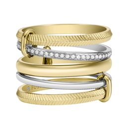 Fossil Ring female Gold size 52
