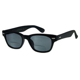I Need You Lesebrille Bifokale Sonnen-mit Etui Woody Sun Bi Schwarz (1,0 dpt)