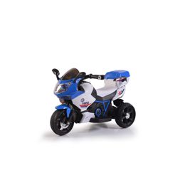 Moni Kinder Elektromotorrad HP2 FB-6187, mit Musikfunktion, Spielzeugkorb, ab 3 Jahre blau