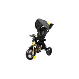 Lorelli Tricycle Enduro 4 in 1 klappbar, Sitz drehbar, verstellbar, Licht gelb