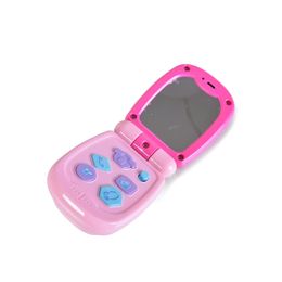 Moni Kinder Musikspielzeug Telefon K999-95G, Tasten, Klingeltöne, ab 12 Monaten rosa