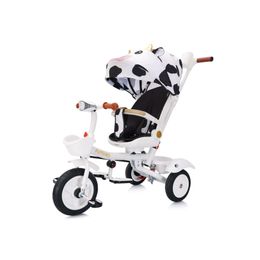 Chipolino Tricycle Futuro 2 in 1 faltbar, Becherhalter, Musik, Licht, PU-R&auml;der schwarz wei&szlig;
