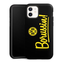DeinDesign iPhone 12 mini Handy Panzer Handyh&uuml;lle robuste Outdoor H&uuml;lle Schutzh&uuml;lle matt Borussia Dortmund Bvb Soccer Tough Case
