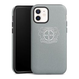 DeinDesign iPhone 12 mini Handy Panzer Handyh&uuml;lle robuste Outdoor H&uuml;lle Schutzh&uuml;lle matt Bayer 04 Leverkusen Official Licensed Product Coat Of Arms Tough Case
