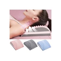Rutaqian Nacken-Massagekissen Hals Rückenstrecker mehrstufiger Wirbelsäulenplatte