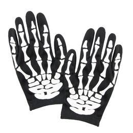 Widmann S.r.l. Kostüm Skelett Handschuhe für Erwachsene