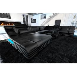 Sofa Dreams Wohnlandschaft Turino XXL Mini mit Ottomane