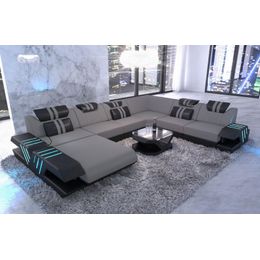 Sofa Dreams Sofa Wohnlandschaft Venedig als XXL Stoffsofa