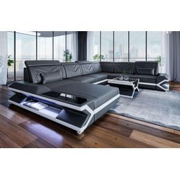 Sofa Dreams Ledersofa Napoli XXL Mini