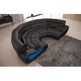 Sofa Dreams Big Sofa Concept Ledersofa mit Beleuchtung