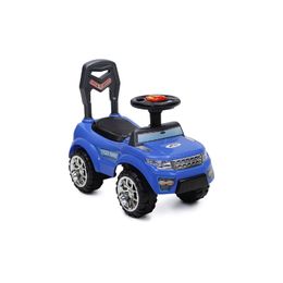 Moni Rutscher, Kinderauto Tiger Range mit Musik- Lichtfunktion Staufach im Sitz blau