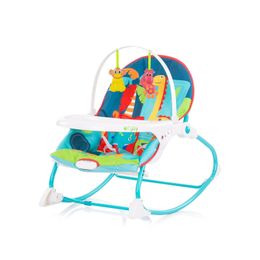 Chipolino Babywippe Enjoy, Stuhl, Schaukelfunktion, Musikfunktion, Spielbogen blau