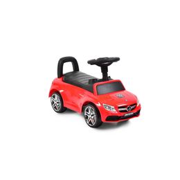 Moni Rutschauto Kinderauto Mercedes C63 Coupe 638, Musikfunktion ab 12 Monaten in rot