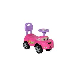 Lorelli Rutscher Kinderauto My Friend, ab 12 Monaten, Musikfunktion, Rückenlehne in rosa