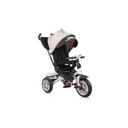 Lorelli Tricycle Speedy, Luftreifen, drehbarer Sitz, Musik, Licht, Schubstange beige