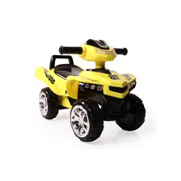 Moni Rutscher, Kinderquad No Fear JY-Z05 mit Musikfunktion, ab 18 Monate bis 25 kg gelb