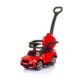 Chipolino Kinder Rutschauto BMW 2 in 1, lizenziert, Schubstange, Musikfunktion rot