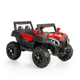 Moni Kinder Elektroauto Buggy Atlanta 6188 Fernbedienung, USB, MP3, Licht, Gurt rot