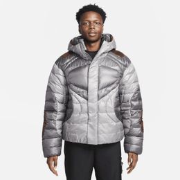 Nike Sportswear Tech Pack wasserabweisende, extragroße Thermo-FIT ADV Jacke mit Kapuze für Herren - Grau