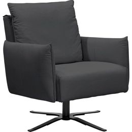 Schöner Wohnen Kollektion SCHÖNER WOHNEN-Kollektion Sessel Lineo, 360° drehbar, grau
