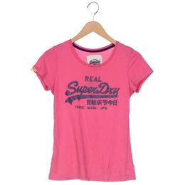 Superdry Damen T-Shirt, pink