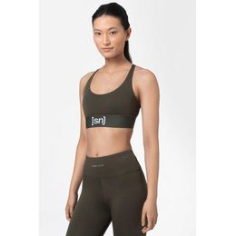 super.natural Sport-BH in Anthrazit - Low - XS