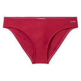 Tom Tailor Damen Basic Bikini-Slip, rot, Uni, Gr. 40