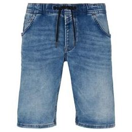 Tom Tailor DENIM Herren Jeansshorts aus Sweat, blau, Gr. M