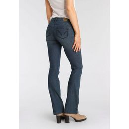 Arizona Bootcut-Jeans Shaping Mid Waist, blau