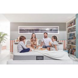 Visco-Matratze Dolce Vita Comfort Dual 10, Magniflex, 25 cm hoch, Premium Luxusmatratze mit Doppelkern in Komforthöhe, weiß