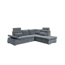 ED Lifestyle Nalo 2F Rec Sofa 2-teilig Holzwerkstoff/Nosag Anthrazit