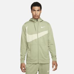 Nike Dri-FIT Fleece Fitness Kapuzenjacke für Herren - Grün