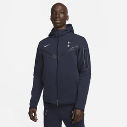 Tottenham Hotspur Tech Fleece Windrunner Nike Hoodie mit durchgehendem Reißverschluss für Herren - Blau