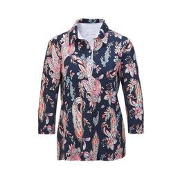 GOLDNER Blouse female size S/M marine blue / Pink / Red / White