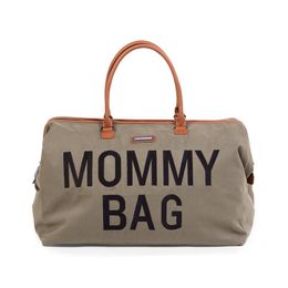 Childhome Wickeltasche MOMMY BAG CANVAS (55x30x40) in khaki