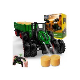 Esun RC-Traktor Ferngesteuerter Traktor mit Anhänger