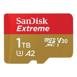 Sandisk Extreme - Flash-Speicherkarte (microSDXC-an-SD-Adapter inbegriffen)