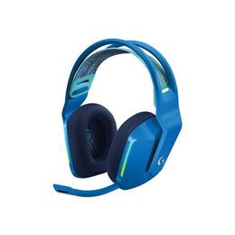 Logitech Gaming G733 LIGHTSPEED Gaming On Ear Headset Funk 7.1 Surround Blau Lautstärkeregelung