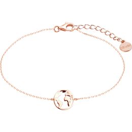 XENOX Damen Armband "Weltkugel XS3165R", 925er Silber, roségold