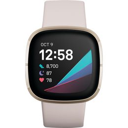 FITBIT Touchscreen Smartwatch "Sense 40450267", beige