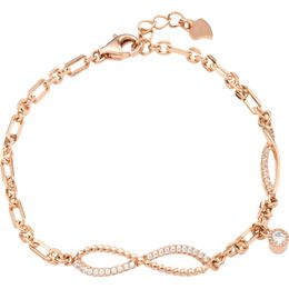 Amor Damen Armband, 925er Silber, roségold