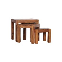 KADIMA DESIGN Satztisch Holz Tischset Set "NAKO"