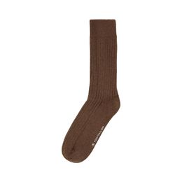 Tom Tailor Herren Basic Socken, braun, Uni, Gr. 39-42