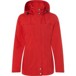 Wellensteyn Funktionsjacke "Avenida", abnehmbare Kapuze, atmungsaktiv, für Damen, rot, XXL